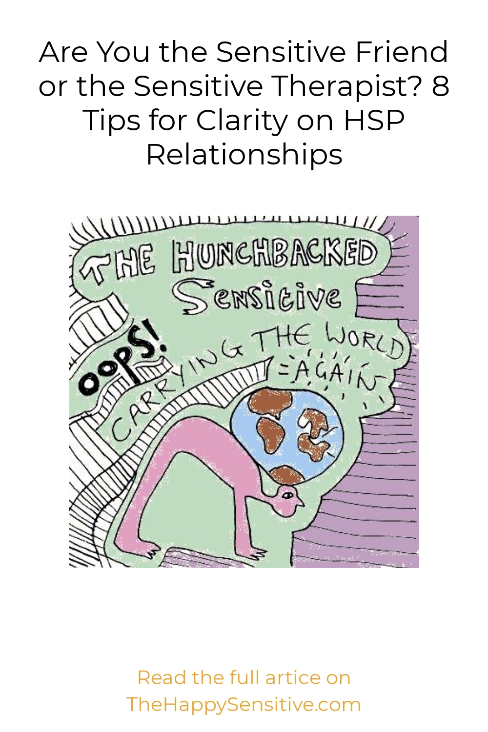 Are You the Sensitive Friend or the Sensitive Therapist? 8 Tips for ...